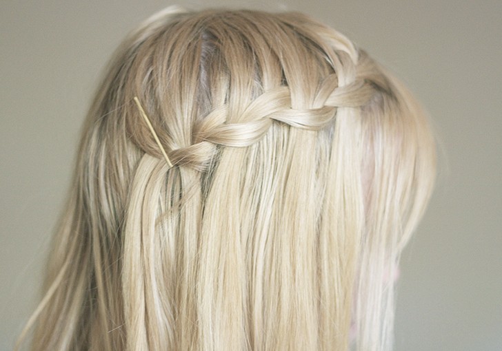 Waterfall Braid - Hairstyles Weekly