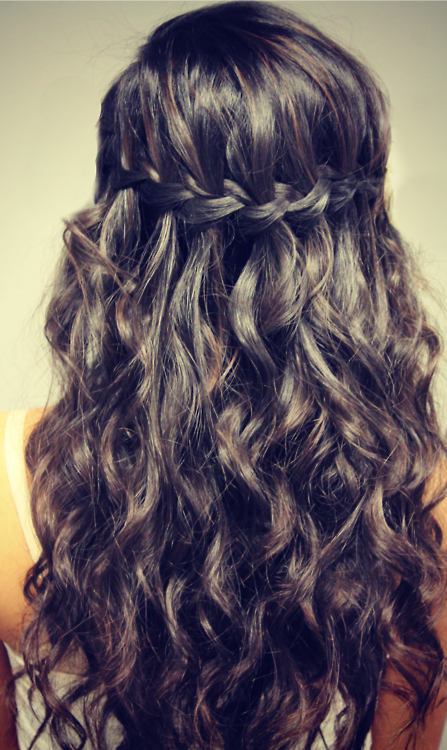 Easy Wavy Waterfall Braid for Girls - Hairstyles Weekly