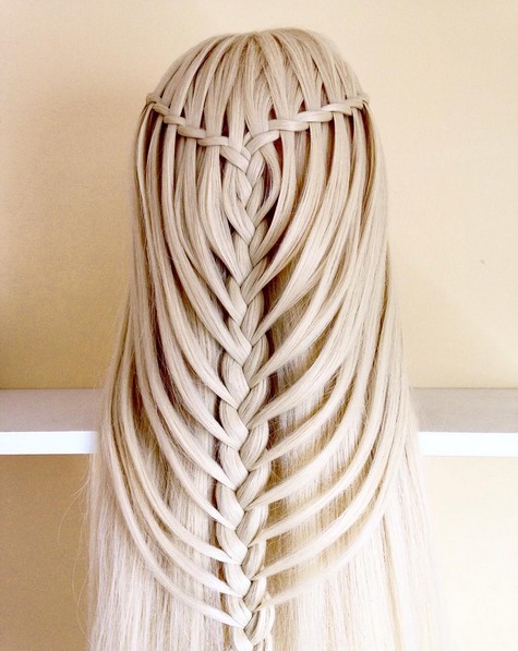 20 Waterfall Braid Ideas - A Collection of Lovely Waterfall Braids ...