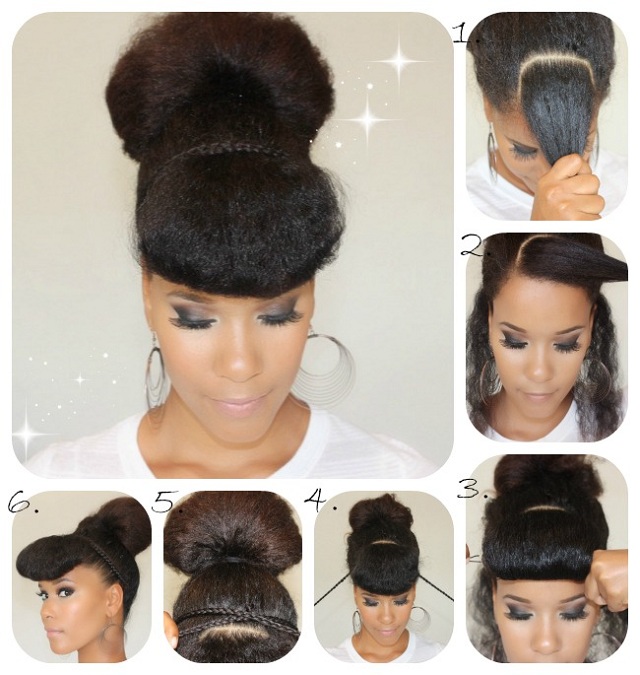 3 Beautiful Braided Updos for Natural Hair - Hairstyles Weekly